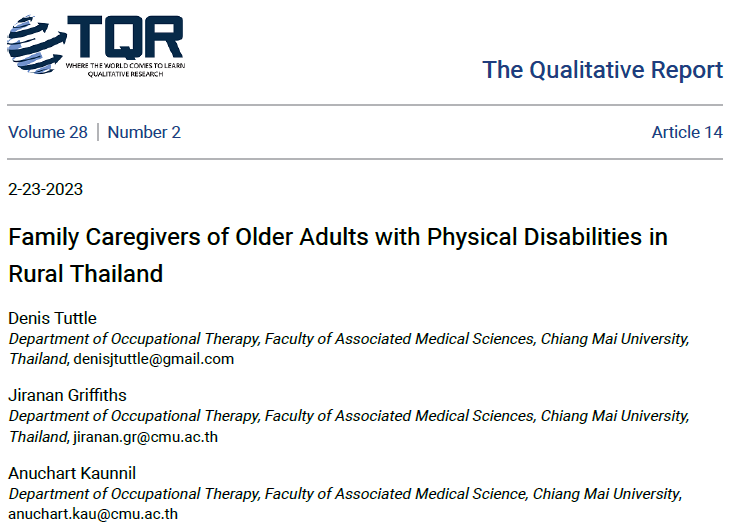 ผลงานตีพิมพ์ในวารสาร TQR (Q1)-อ.ดร.อนุชาติ เขื่อนนิล